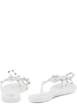 Valentino Garavani Rockstud Flip Flops - White