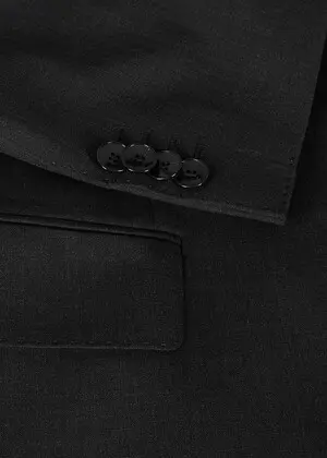 BOSS Slim Stretch-wool Blazer - Grey