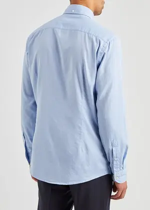 Eton Piqué Cotton Oxford Shirt