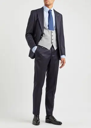 Eton Piqué Cotton Oxford Shirt