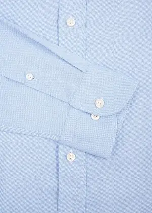 Eton Piqué Cotton Oxford Shirt