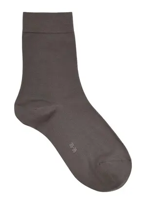 Falke Falke Cotton Touch Cotton-Blend Socks Charcoal