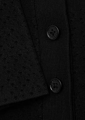 Victoria Beckham Vb Body Stretch-knit Cardigan