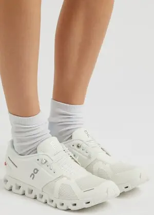 On Cloud Paneled Mesh Sneakers - White