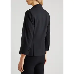 Veronica Beard Schoolboy Dickey Stretch-wool Blazer