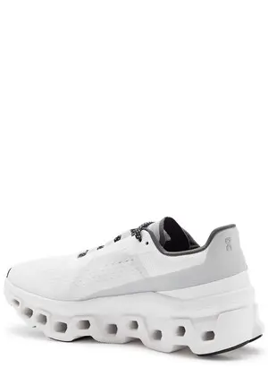 On Cloudmonster Panelled Sneakers - White