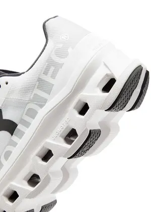 On Cloudmonster Panelled Sneakers - White