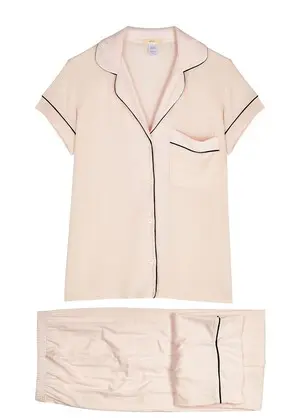 Eberjey Gisele Jersey Pyjama Set - Light Pink