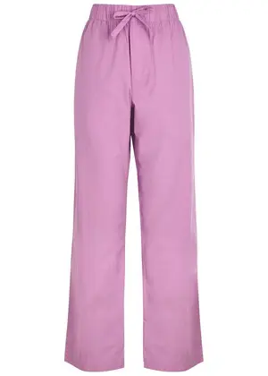 TEKLA Poplin Pyjama Trousers - Pink