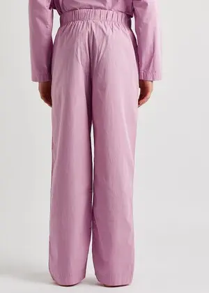 TEKLA Poplin Pyjama Trousers - Pink