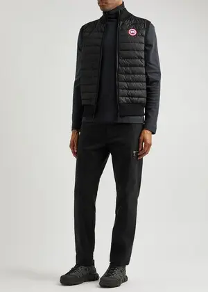 Canada Goose Hybridge Knit Quilted Gilet - Black