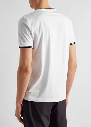 Fred Perry M1588 Cotton T-shirt - White