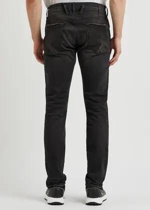 REPLAY Anbass Hyperflex Clouds Slim-leg Jeans