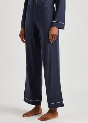 Eberjey Gisele Stretch-jersey Pyjama - Navy