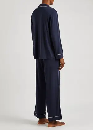 Eberjey Gisele Stretch-jersey Pyjama - Navy