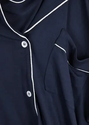 Eberjey Gisele Stretch-jersey Pyjama - Navy