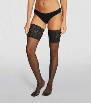 Falke Lace-trim Seidenglatt 15 Stay-ups