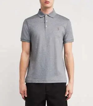 Polo Ralph Lauren Cotton Custom-fit Polo Shirt - Grey