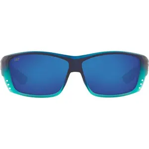 COSTA DEL MAR Costa Del Mar 61mm Rectangle Sunglasses Turquoise Polarized Plastic
