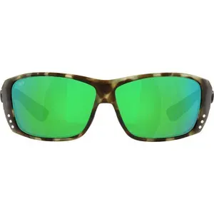 COSTA DEL MAR Costa Del Mar 61mm Rectangle Sunglasses Wetland