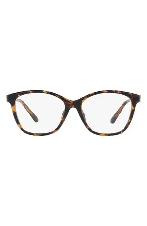Michael Kors Michael Kors 55mm Square Optical Eyeglasses Dk Tort