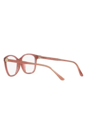 Michael Kors 55mm Square Optical Eyeglasses - Pink
