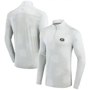 Tommy Bahama Georgia Bulldogs Delray Frond Islandzone Half-zip Jacket