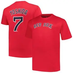 Profile Masataka Yoshida Boston Sox Big & Tall Name & Number T-shirt - Red