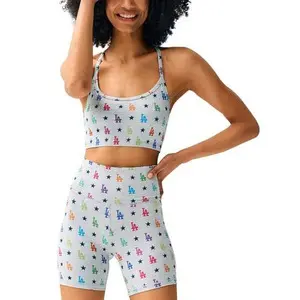 Terez Los Angeles Dodgers Tlc Rainbow Shorts