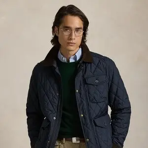 Ralph Lauren The Beaton Quilted Jacket - College Navy