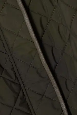 Purdey Estate Leather-trimmed Quilted Jacket