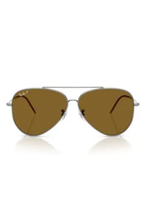 Ray-ban Aviator Pilot Sunglasses - Dark Brown