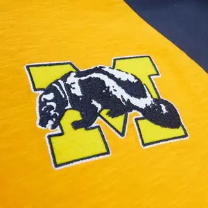 Mitchell & Ness Michigan Wolverines Legendary Slub Raglan Long Sleeve T-shirt