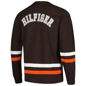 Tommy Hilfiger Orange Cleveland S Nolan Long Sleeve T-shirt - Brown