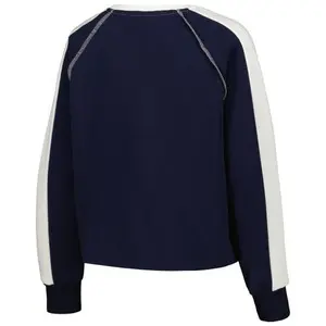 GAMEDAY COUTURE West Virginia Mountaineers Blindside Raglan Cropped Pullover Sweatshirt