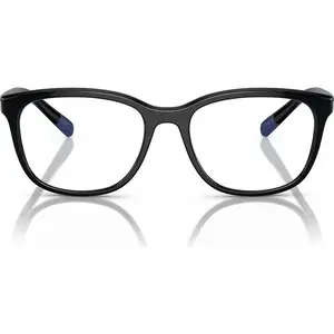 Dolce & Gabbana 50mm Rectangular Eyeglasses - Black/clear Blue Light