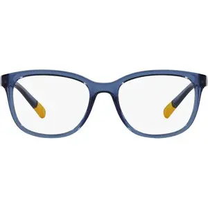 Dolce & Gabbana 50mm Rectangular Eyeglasses - Opal Blue