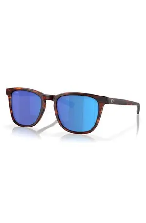 COSTA DEL MAR Sullivan 53mm Square Sunglasses - Tortoise