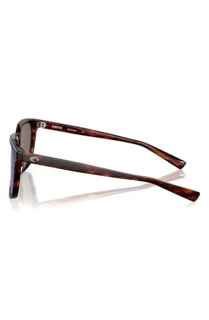 COSTA DEL MAR Sullivan 53mm Square Sunglasses - Tortoise