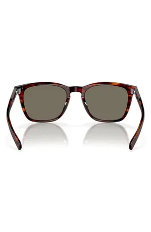 COSTA DEL MAR Sullivan 53mm Square Sunglasses - Tortoise