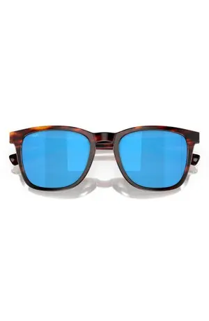 COSTA DEL MAR Sullivan 53mm Square Sunglasses - Tortoise