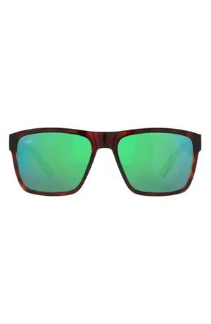 COSTA DEL MAR Paunch Xl 59mm Square Sunglasses - Tortoise