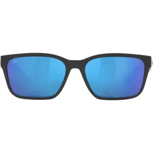 COSTA DEL MAR Palmas 57mm Rectangular Sunglasses - Black