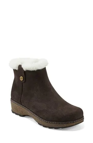 Earth Kim Faux Fur Lined Bootie - Corvino