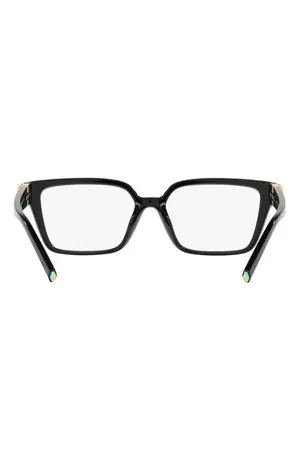 Tiffany & Co. 55mm Rectangular Eyeglasses - Black