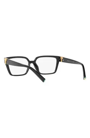 Tiffany & Co. 55mm Rectangular Eyeglasses - Black
