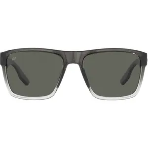 COSTA DEL MAR Paunch Xl 59mm Square Sunglasses - Gray