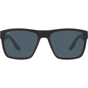 COSTA DEL MAR Paunch Xl 59mm Square Sunglasses - Matte Black