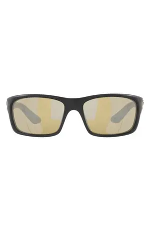COSTA DEL MAR Jose Pro Rectangular Sunglasses - Matte Black