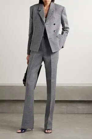 FERRAGAMO Houndstooth Wool Blazer